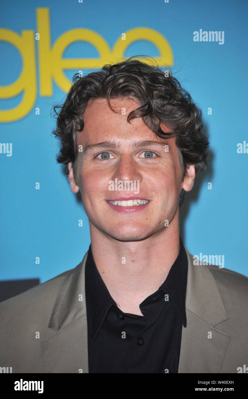 LOS ANGELES, CA. April 12, 2010: Jonathan Groff at the "Glee" spring ...