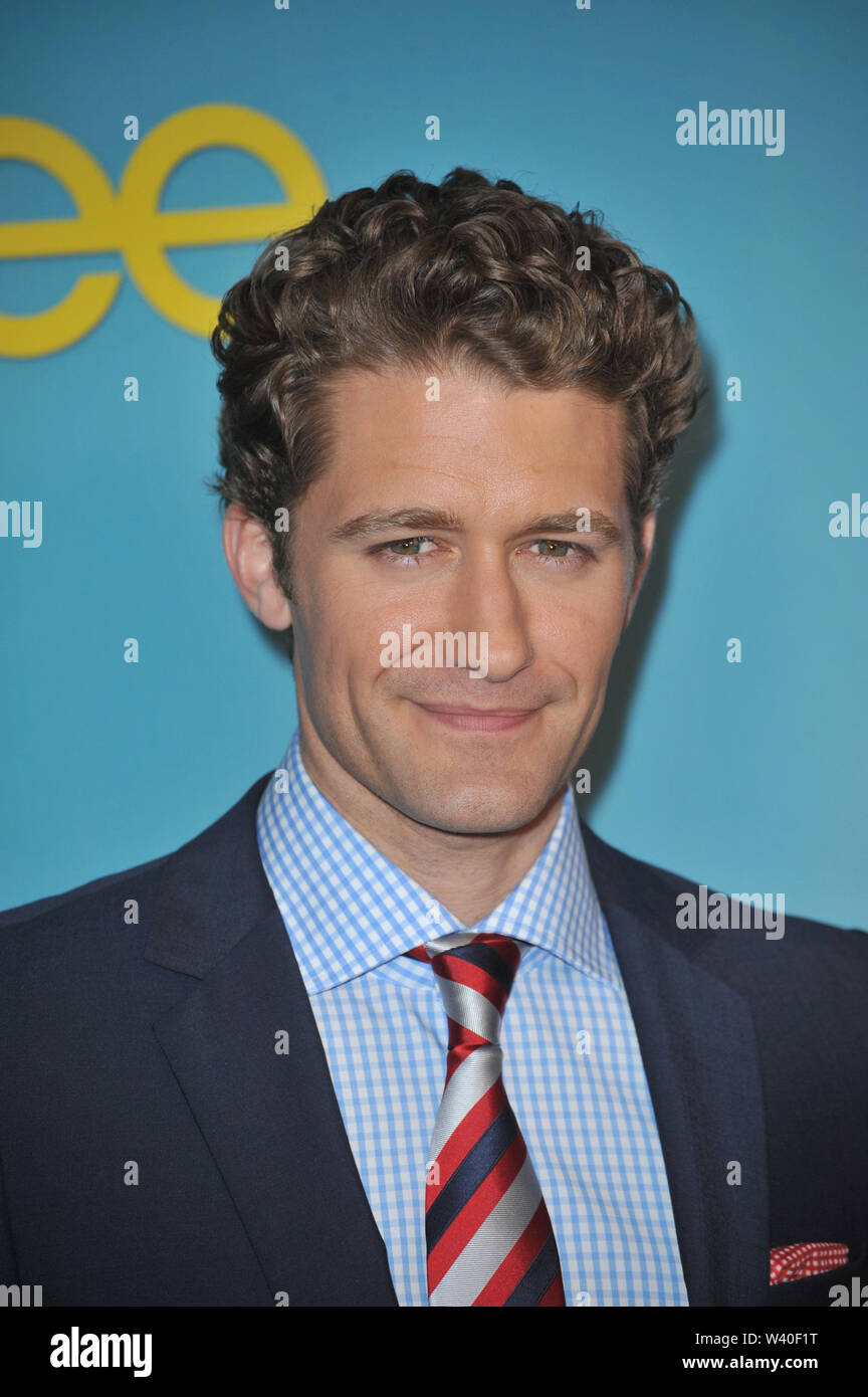 LOS ANGELES, CA. April 12, 2010: Matthew Morrison at the "Glee" spring ...