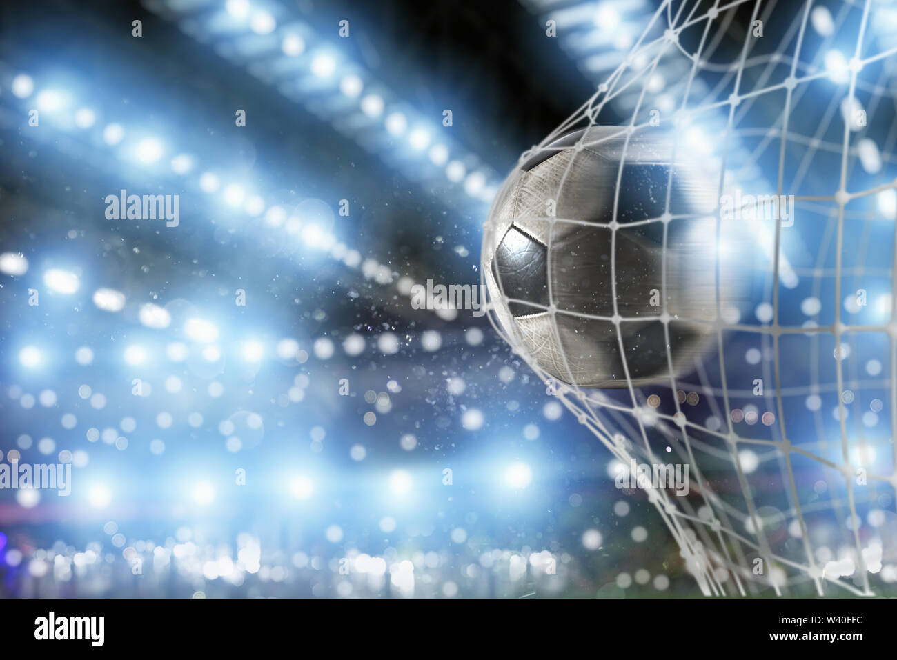 Scores football action goal hi-res stock photography and images - Alamy
