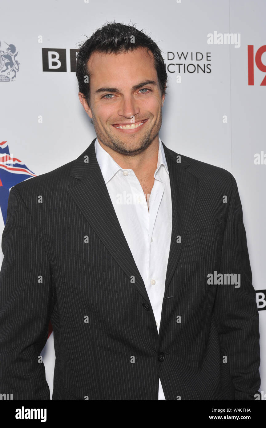 LOS ANGELES, CA. April 20, 2010: Scott Elrod at the champagne launch ...