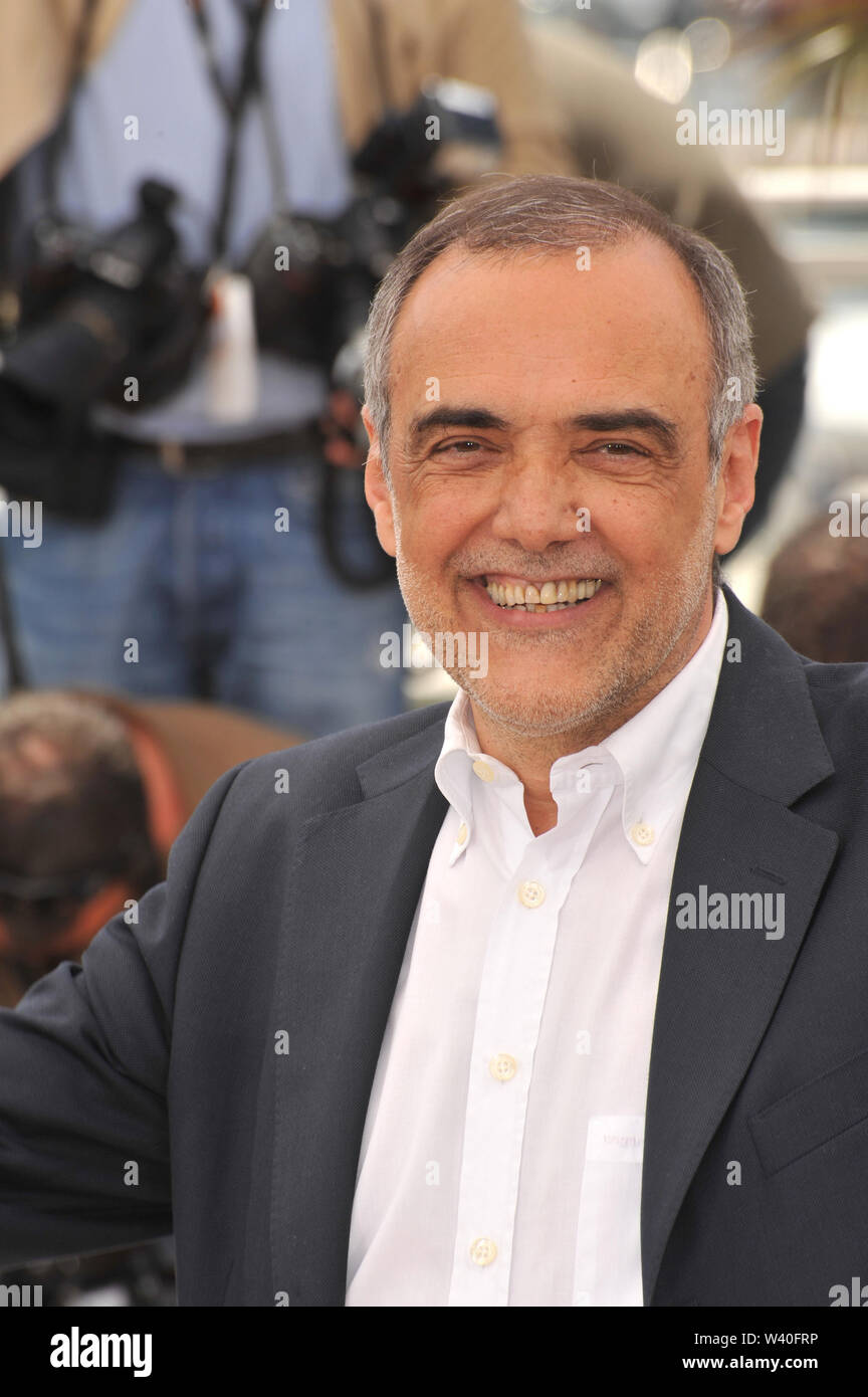 CANNES, FRANCE. May 12, 2010: Cannes Jury member Alberto Barbera at the ...