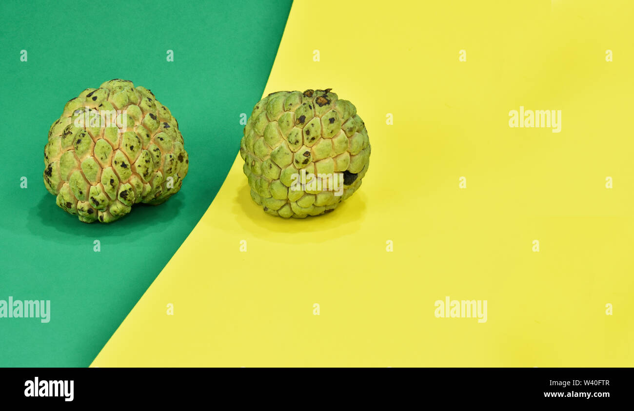 Exotic Brazilian fruit as known as "Fruta do Conde or Fruta Pinha ...