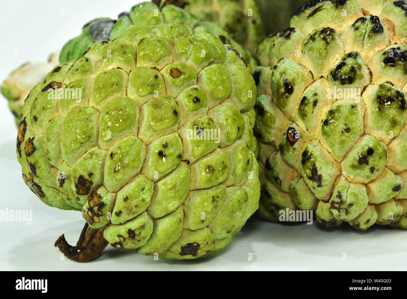 Exotic Brazilian fruit as known as "Fruta do Conde or Fruta Pinha ...