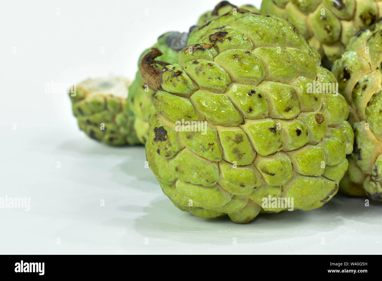 Exotic Brazilian fruit as known as "Fruta do Conde or Fruta Pinha ...