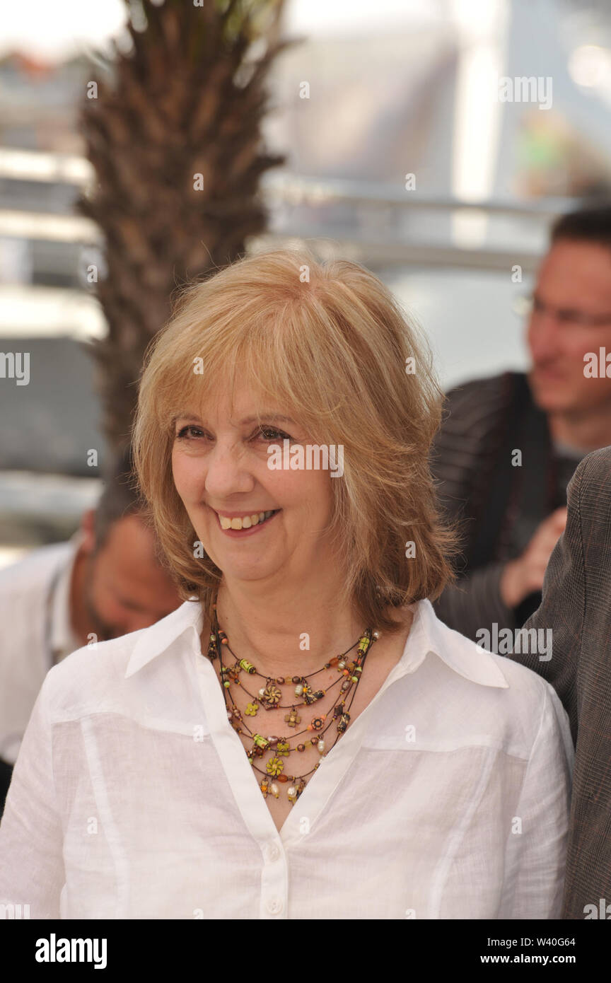 CANNES, FRANCE. May 15, 2010: Ruth Sheen at the photocall for her movie ...