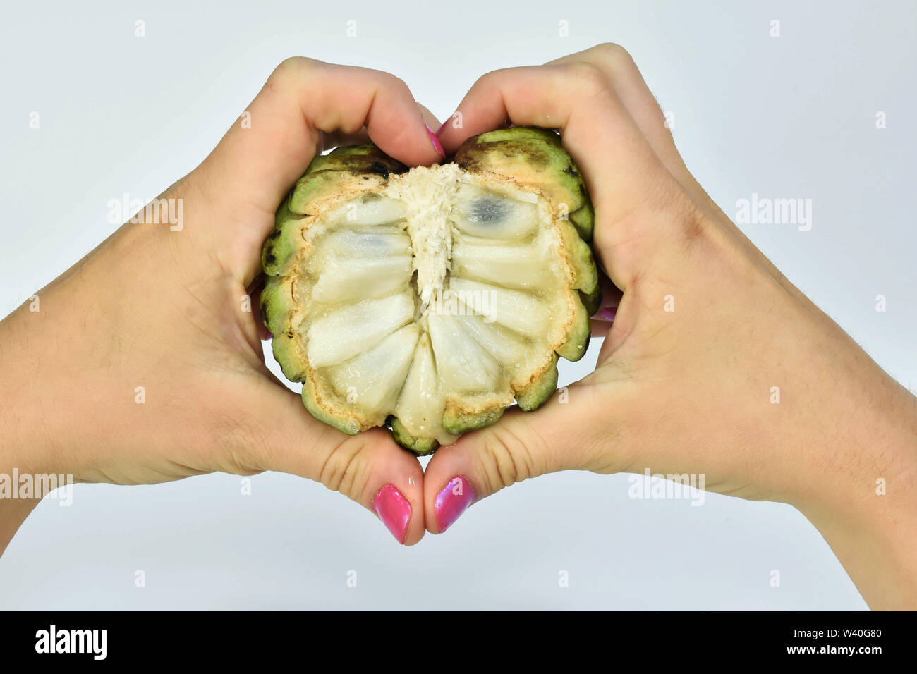 Exotic Brazilian fruit as known as "Fruta do Conde or Fruta Pinha ...