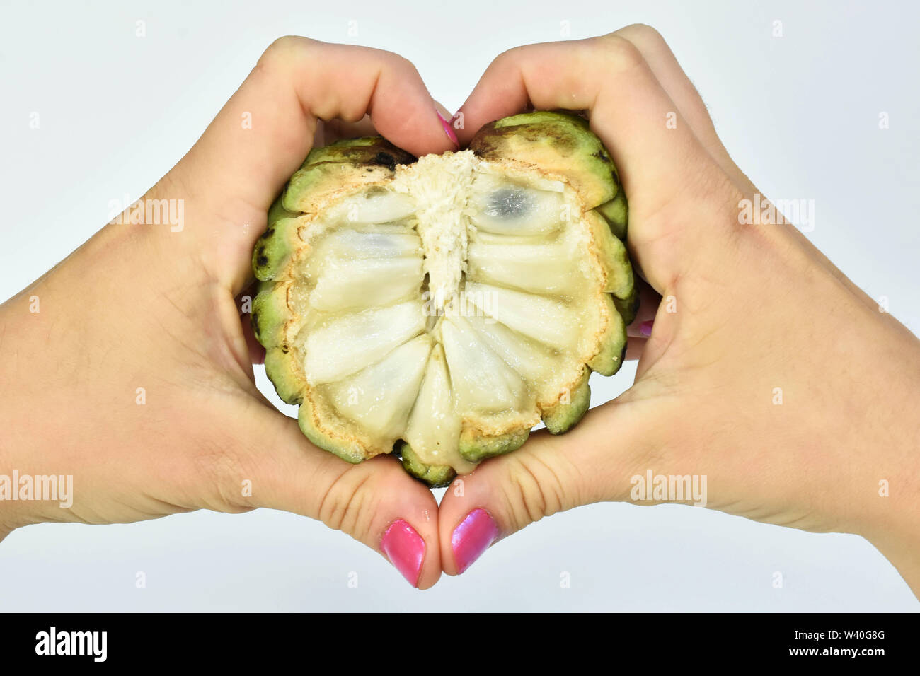 Exotic Brazilian fruit as known as "Fruta do Conde or Fruta Pinha ...