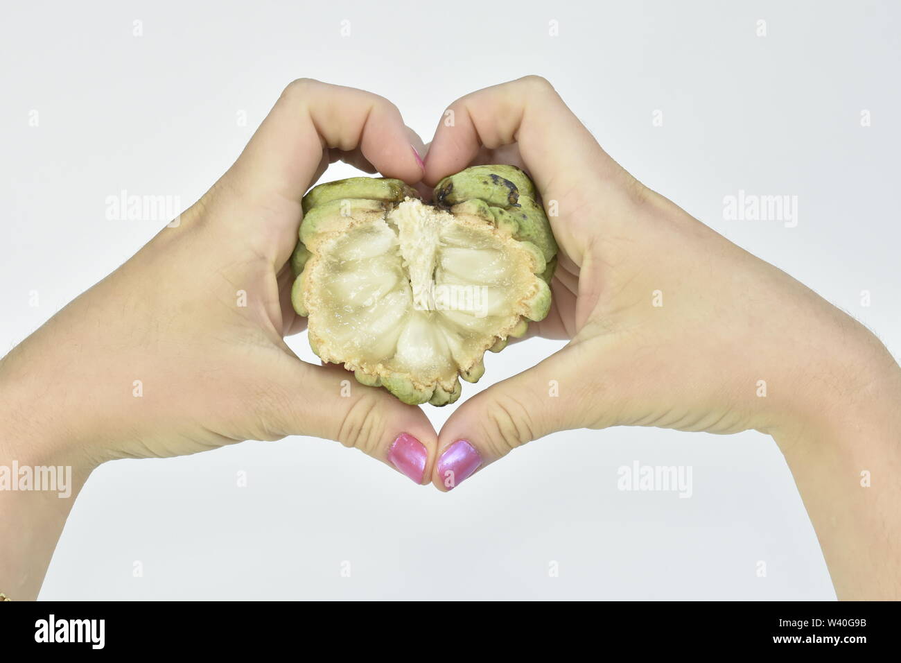 Exotic Brazilian fruit as known as "Fruta do Conde or Fruta Pinha ...