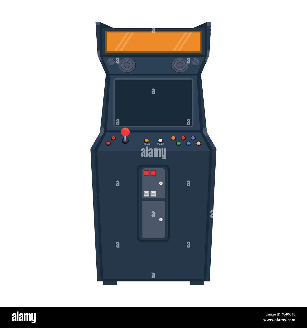 Retro arcade videogame classic console Stock Vector Image & Art - Alamy