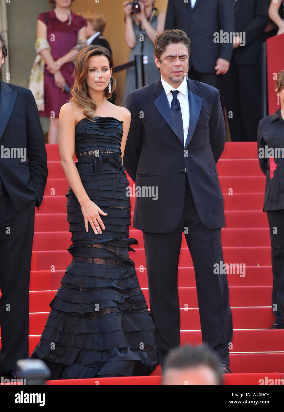 CANNES, FRANCE. May 24, 2010: Kate Beckinsale & Benicio Del Toro at the ...