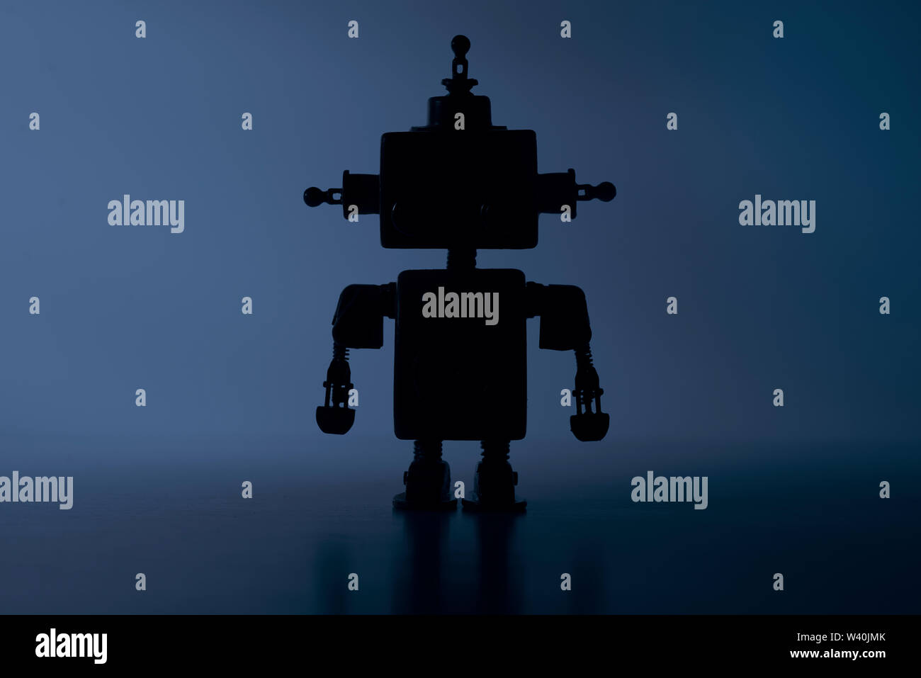 Robotic silhouette hi-res stock photography and images - Alamy