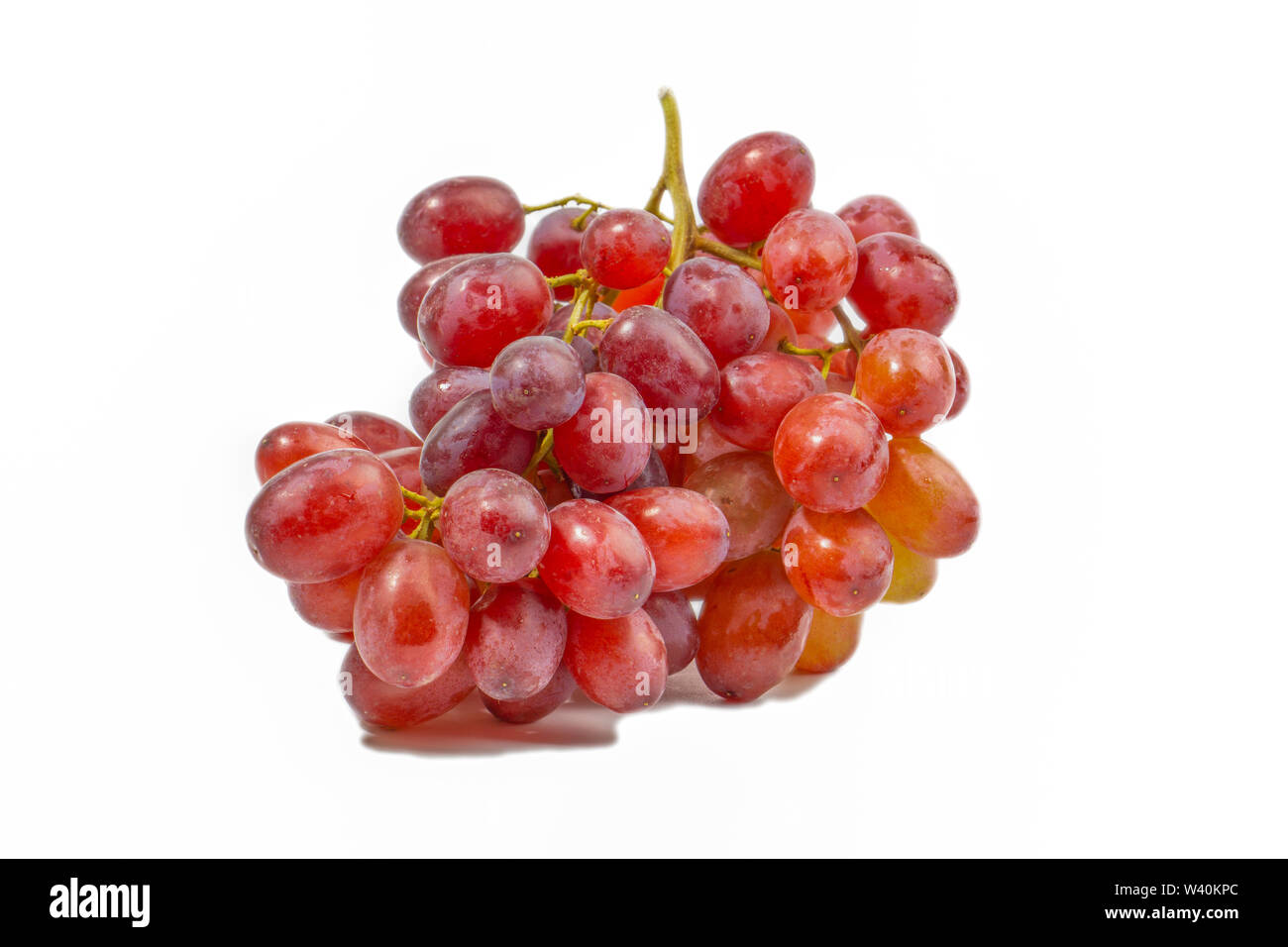 Red grapes pattern Cut Out Stock Images & Pictures - Alamy