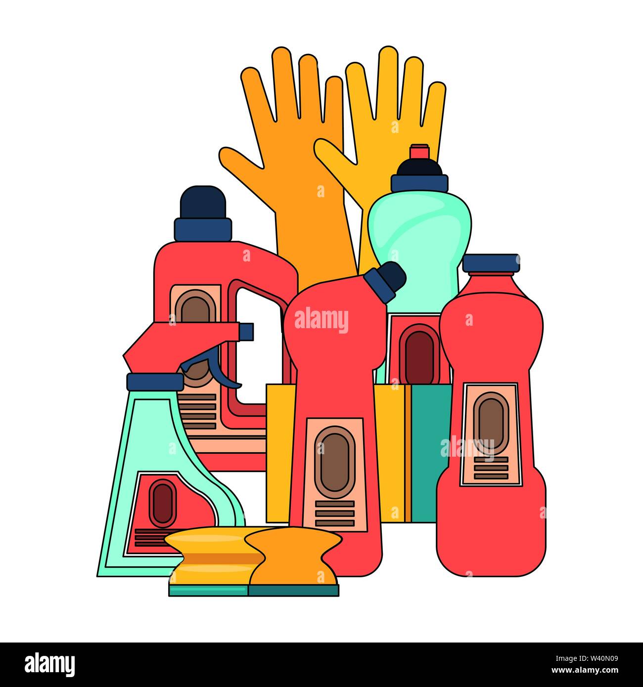 Sponges set Stock Vector Images - Alamy