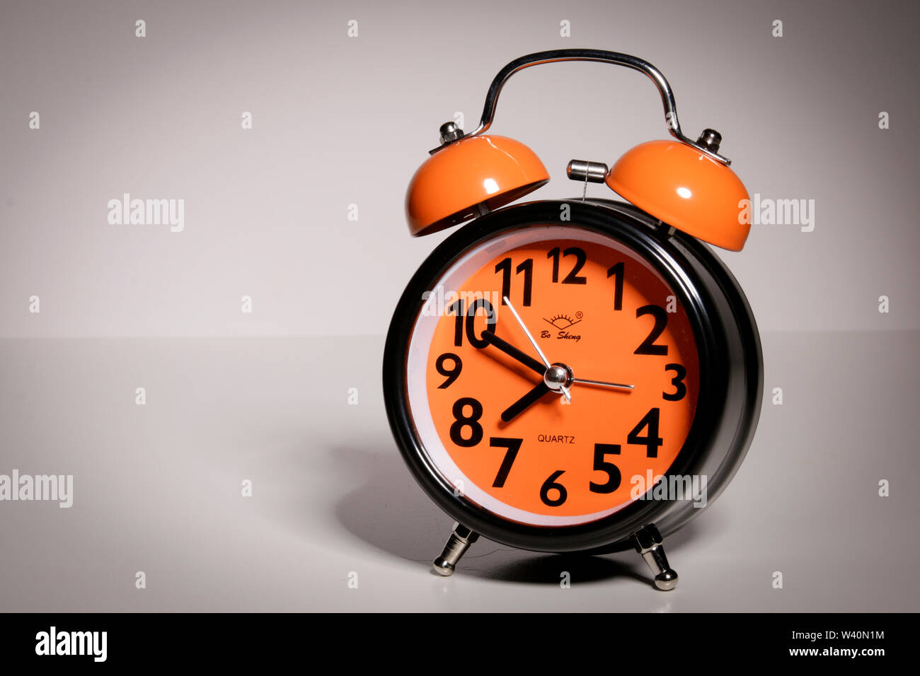 Alarm Clock with Bells Stock Photo - Alamy