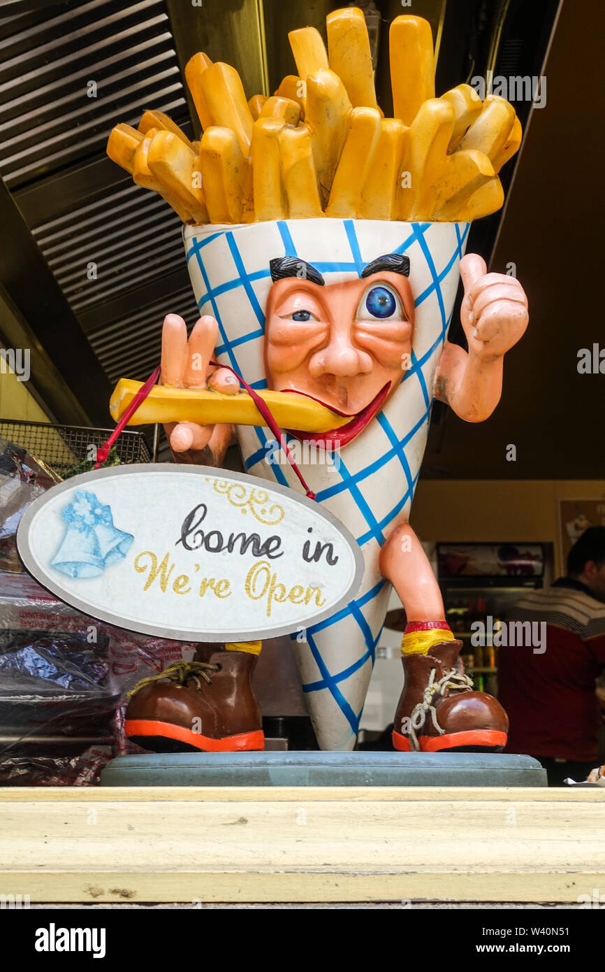 French fries sculpture hi-res stock photography and images - Alamy