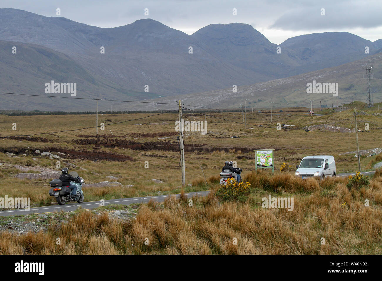Two motorbikes road ireland hi-res stock photography and images - Alamy