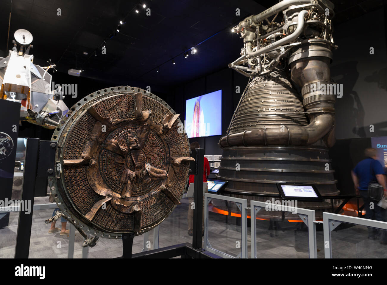 Apollo 11 Engines On Display Apollo 11 Engines On Display