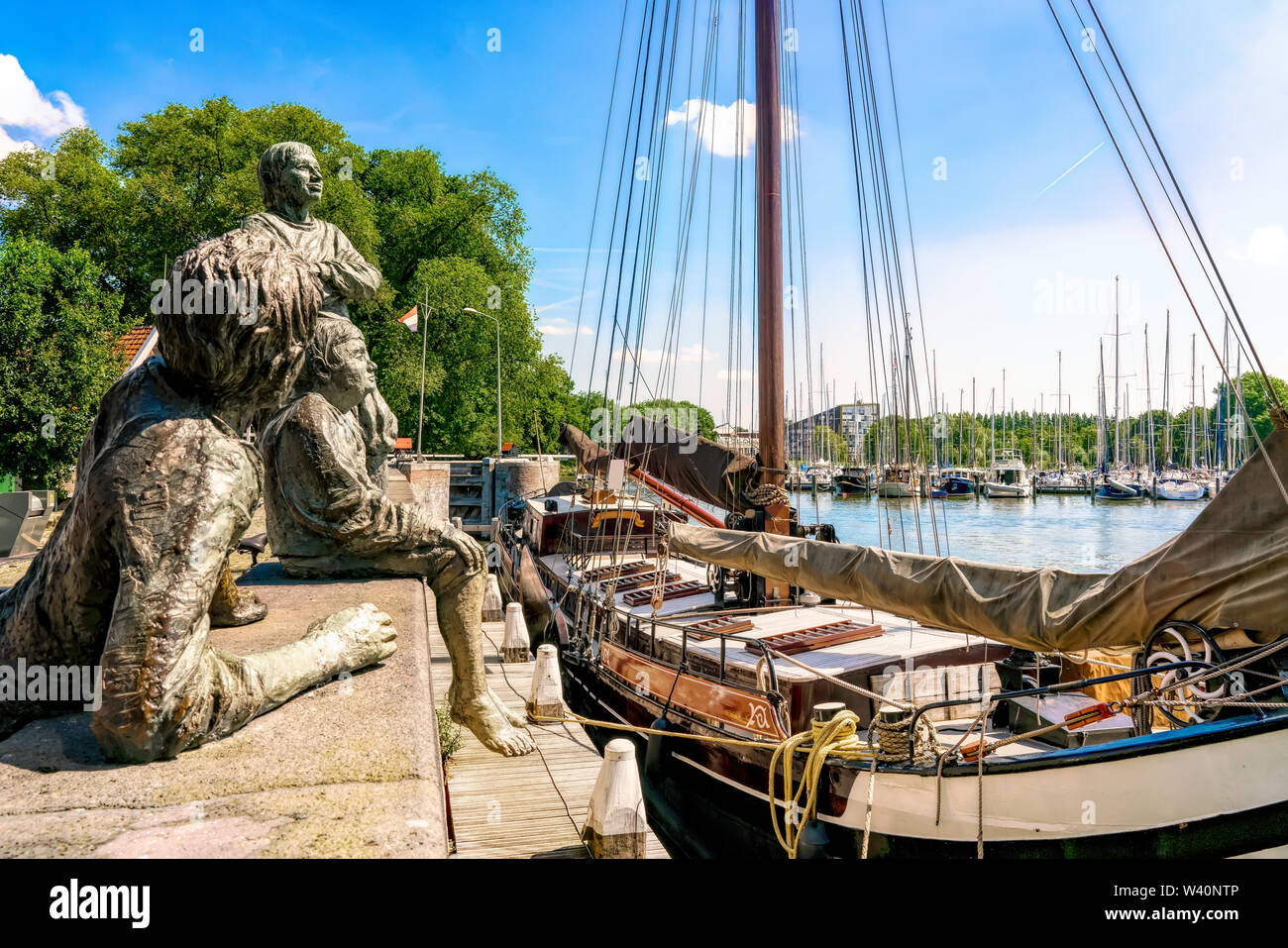 Hoorn, Netherlands, 06/22/2019: The three cabin boys of Captain ...