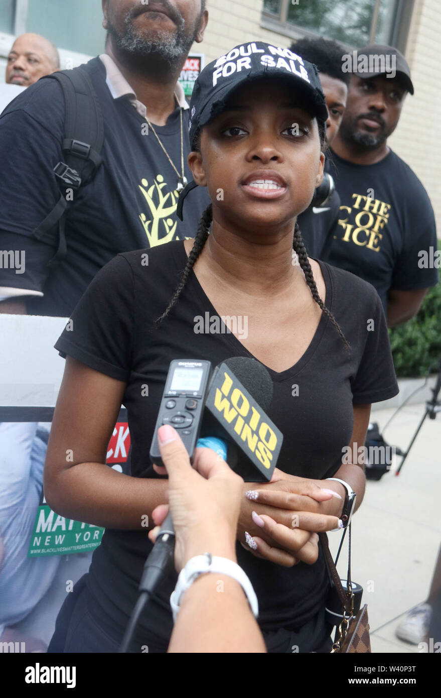 New York City, New York, USA. 18th July, 2019. Co-president of the 2019 ...