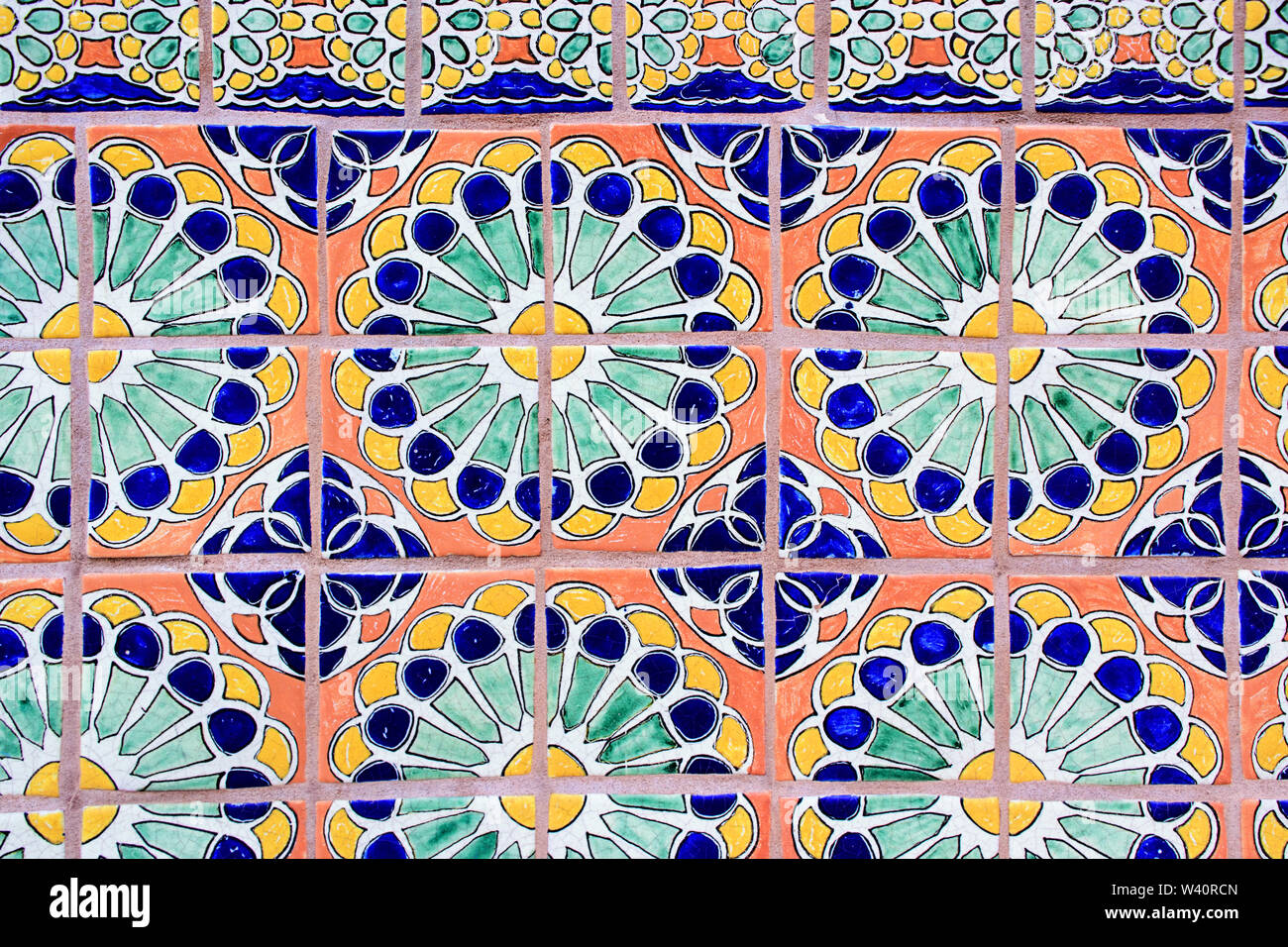 Hand Painted Ceramic Tiles High Resolution Stock Photography and Images ...