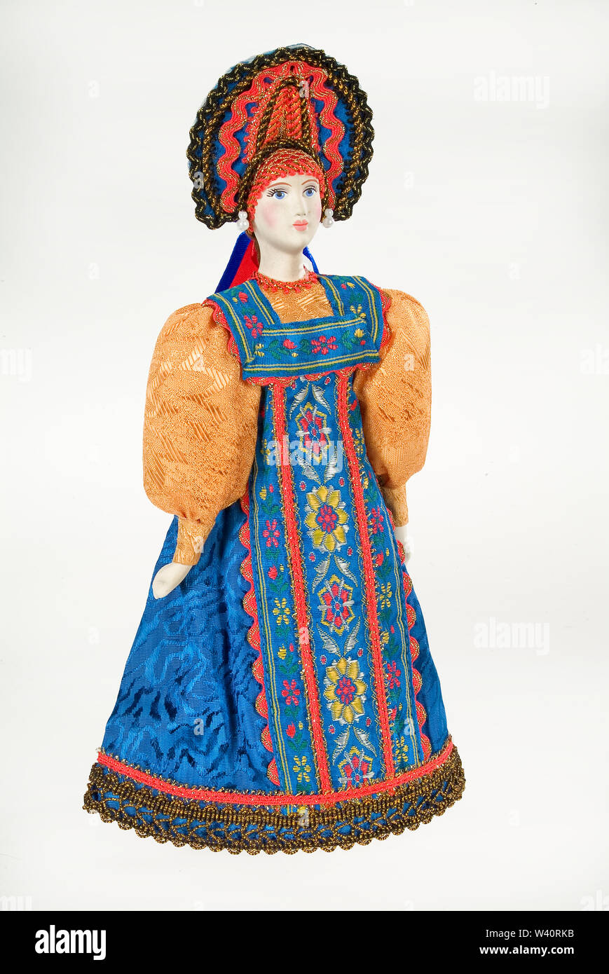 Russian traditional folk handmade make on a studio background Stock ...