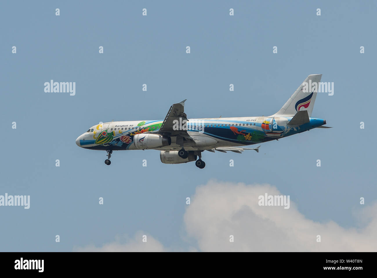 Bangkok, Thailand - Apr 21, 2018. HS-PGV Bangkok Airways Airbus A320 ...