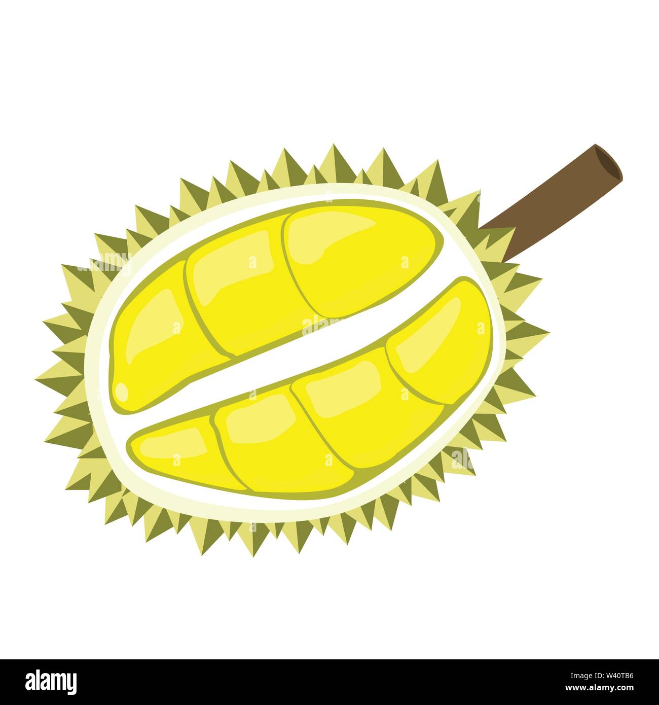 vector illustrations of durian fruit icons Stock Vector Image & Art - Alamy