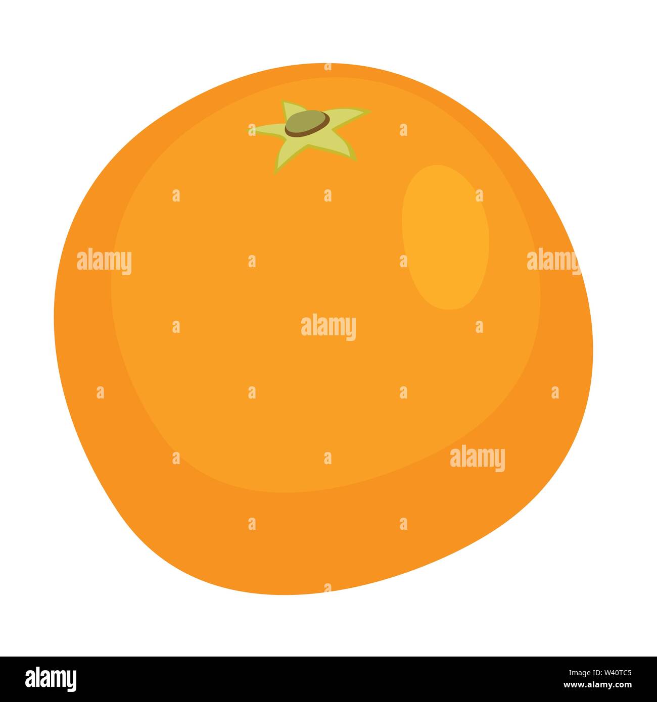isolated orange vector illustrations Stock Vector Image & Art - Alamy