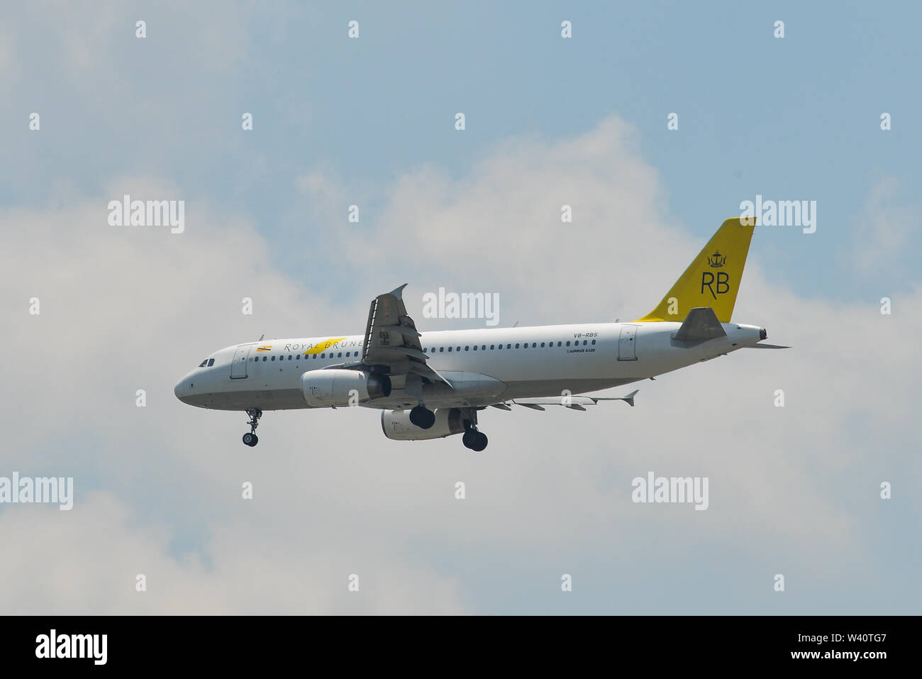 Bangkok, Thailand - Apr 21, 2018. Royal Brunei Airlines V8-RBS Airbus ...