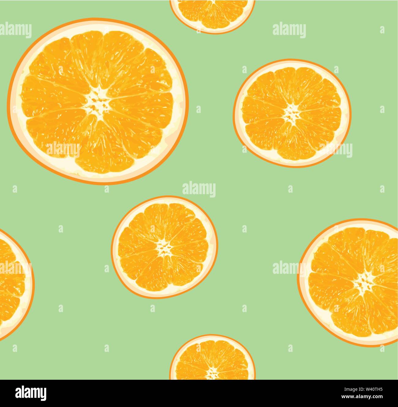 seamless orange fruit pattern vector illustrations Stock Vector Image ...