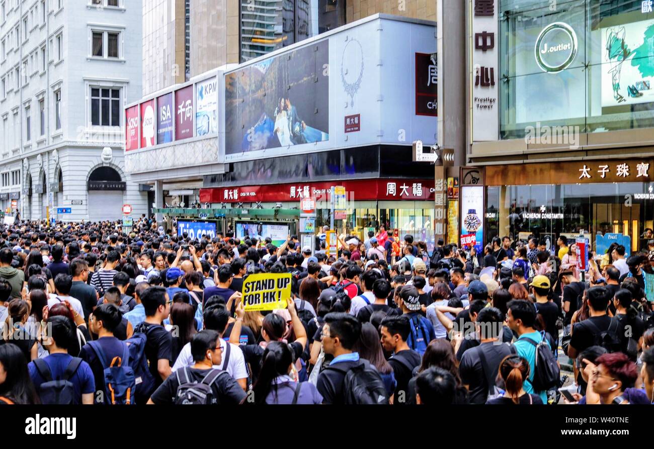 Hong Kong Protests July Kowloon Stock Photo - Alamy