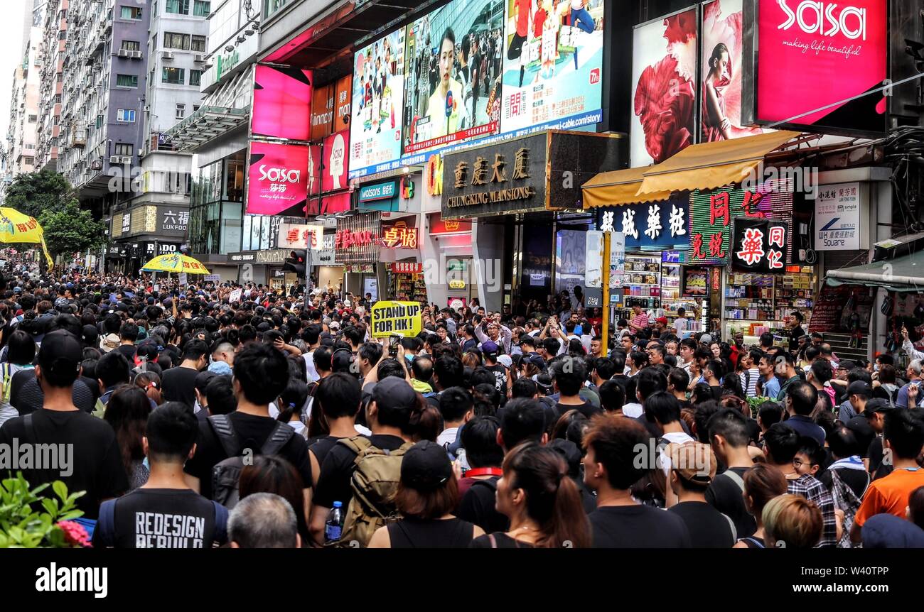 Hong kong protests hi-res stock photography and images - Alamy
