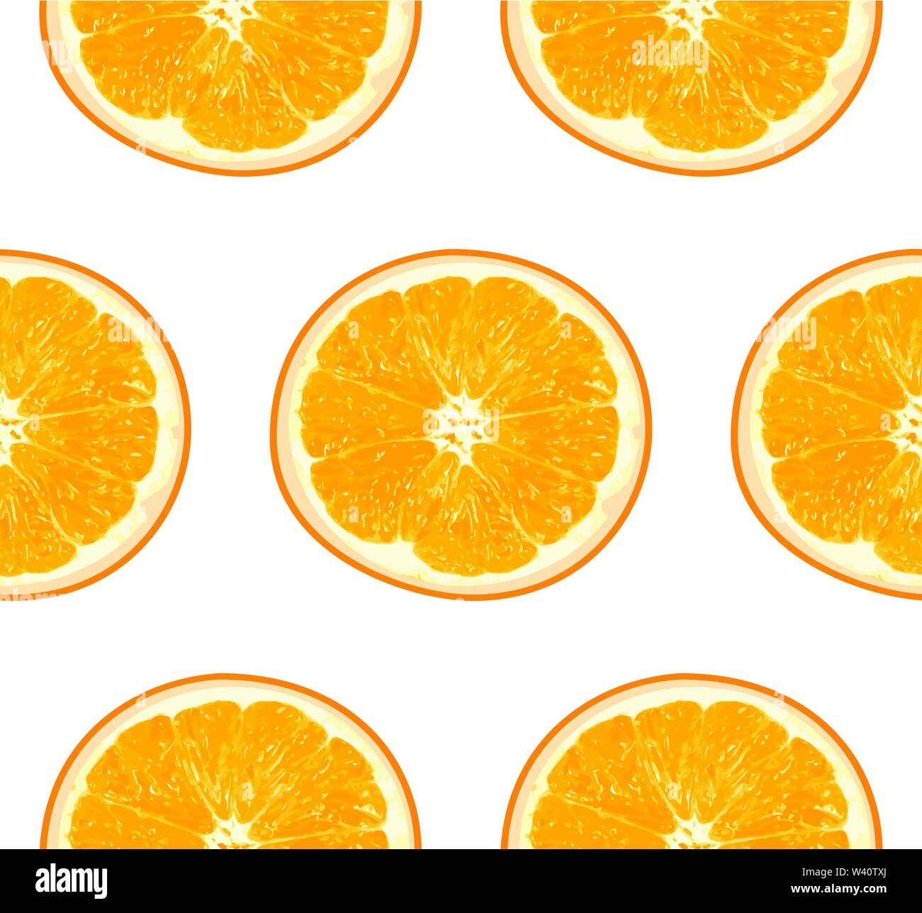 seamless orange fruit pattern vector illustrations Stock Vector Image ...