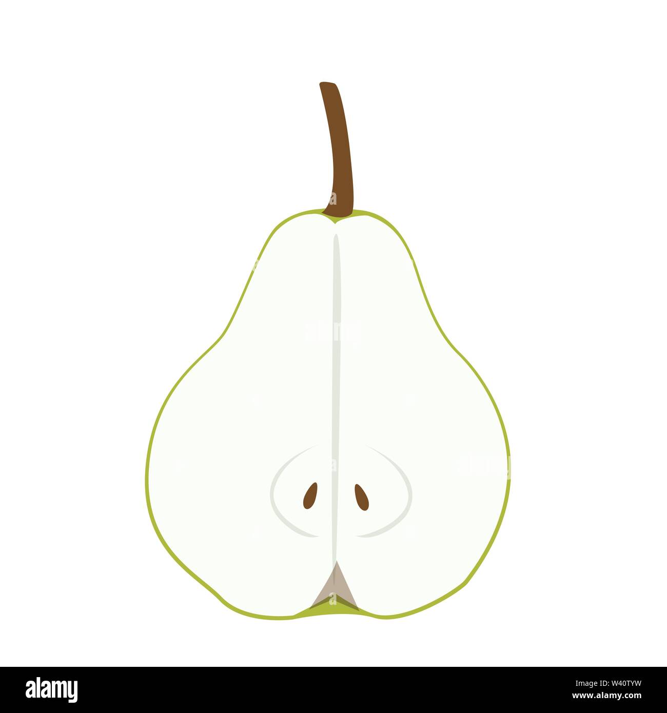 Pear fruits vector illustrations Stock Vector Image & Art - Alamy