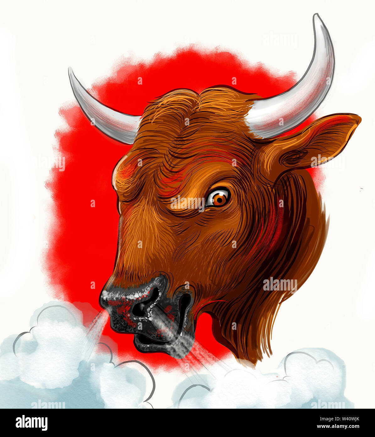Mad bull hi-res stock photography and images - Alamy