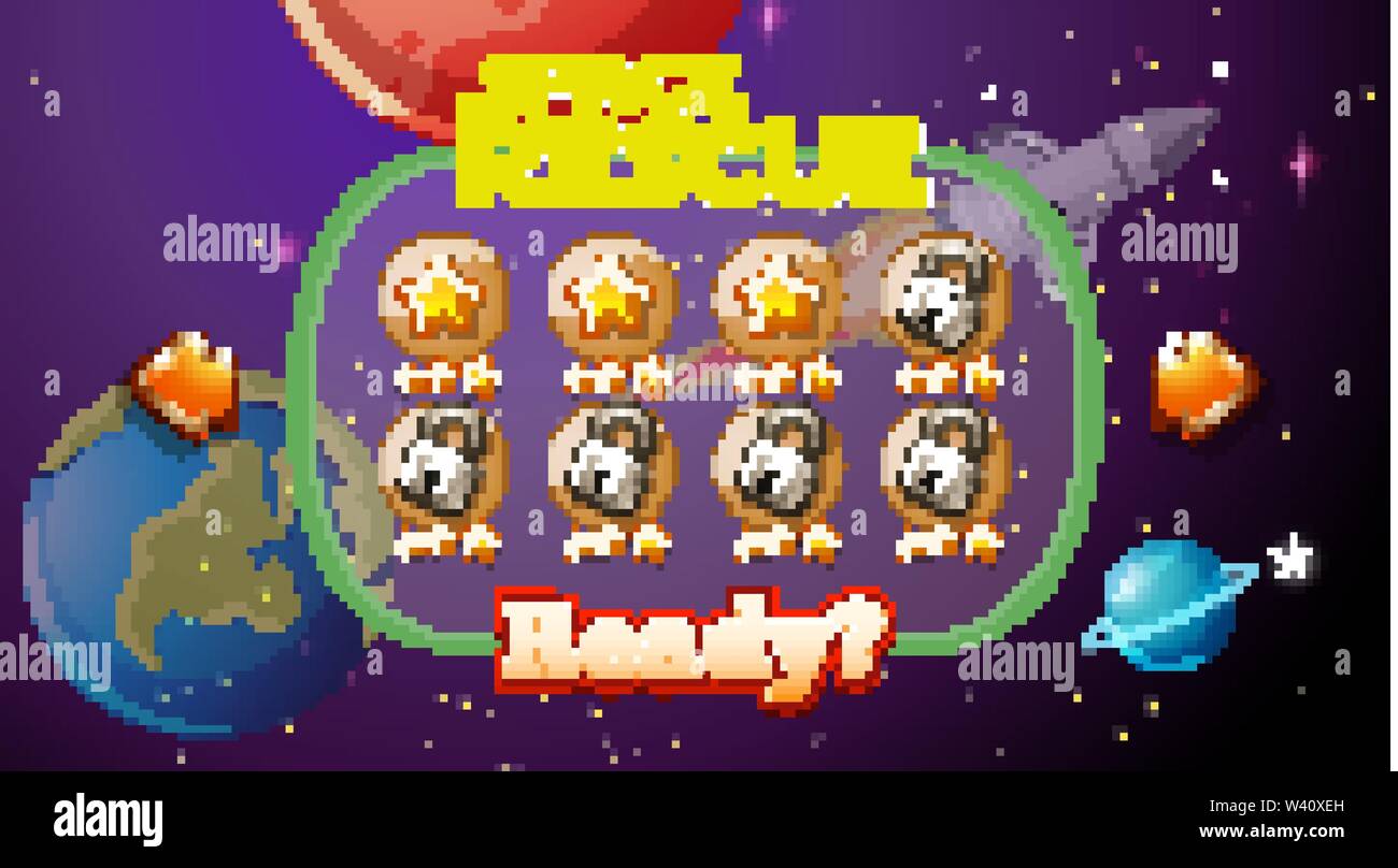 Space rescue game background illustration Stock Vector Image & Art - Alamy