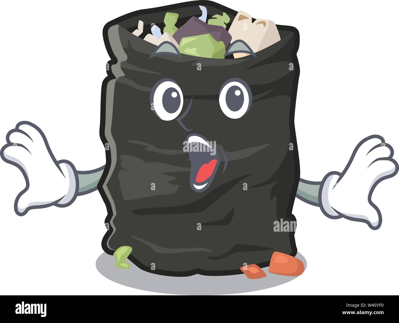 Cartoon Trash Bag