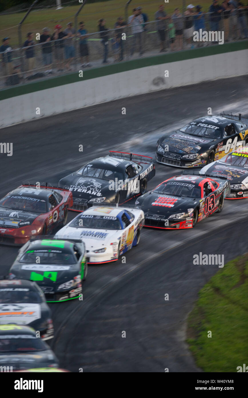 Racing Governor Vermont Governor Phil Scott, number 14, races his stock ...