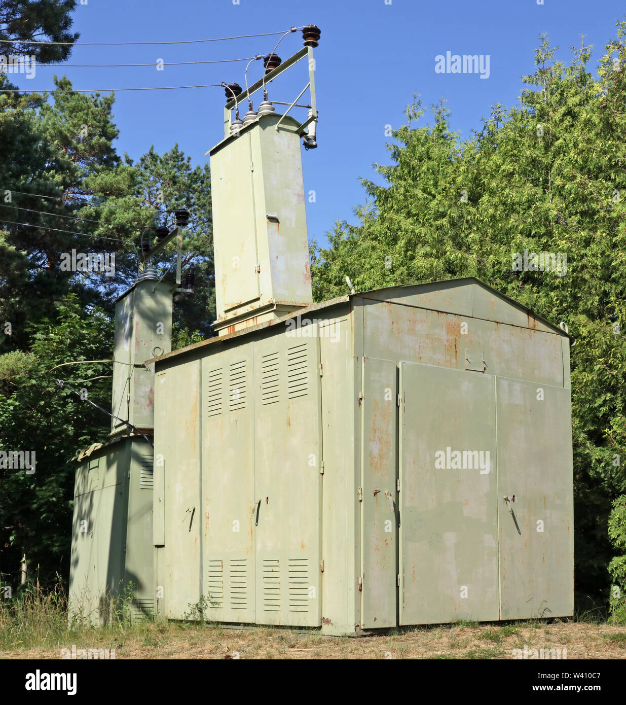Old Electric Transformer Stock Photos & Old Electric Transformer Stock ...