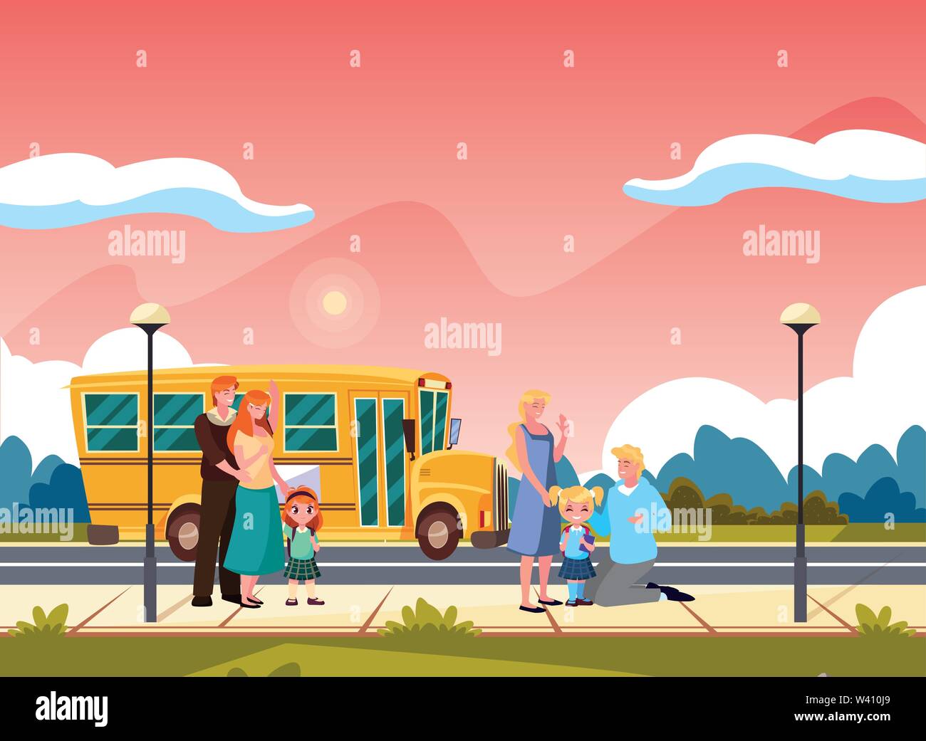 Mom Child Bus Stock Photos & Mom Child Bus Stock Images - Alamy