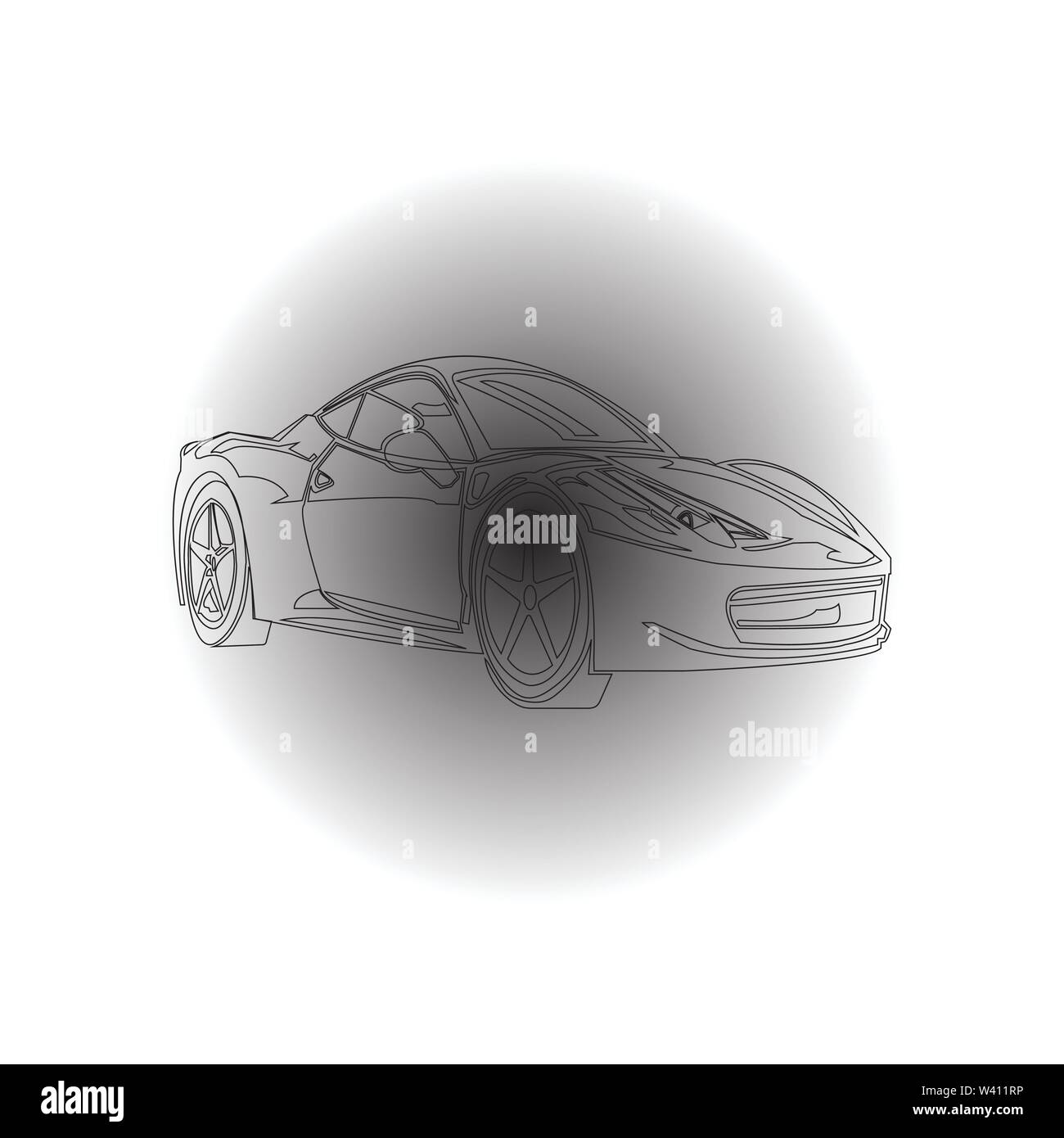 car in shadow and smoke Stock Vector Image & Art - Alamy