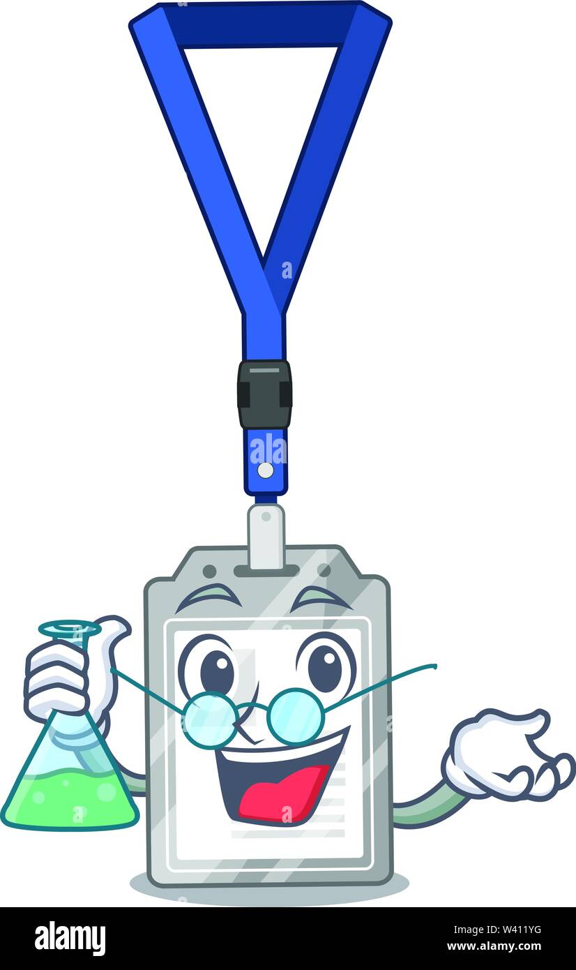 Professor name tag on the mascot table vector illustration Stock Vector ...