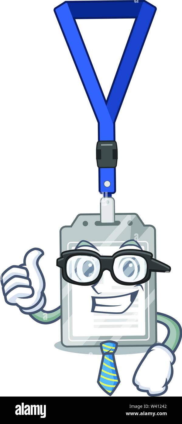 Businessman name tag on the mascot table vector illustration Stock ...