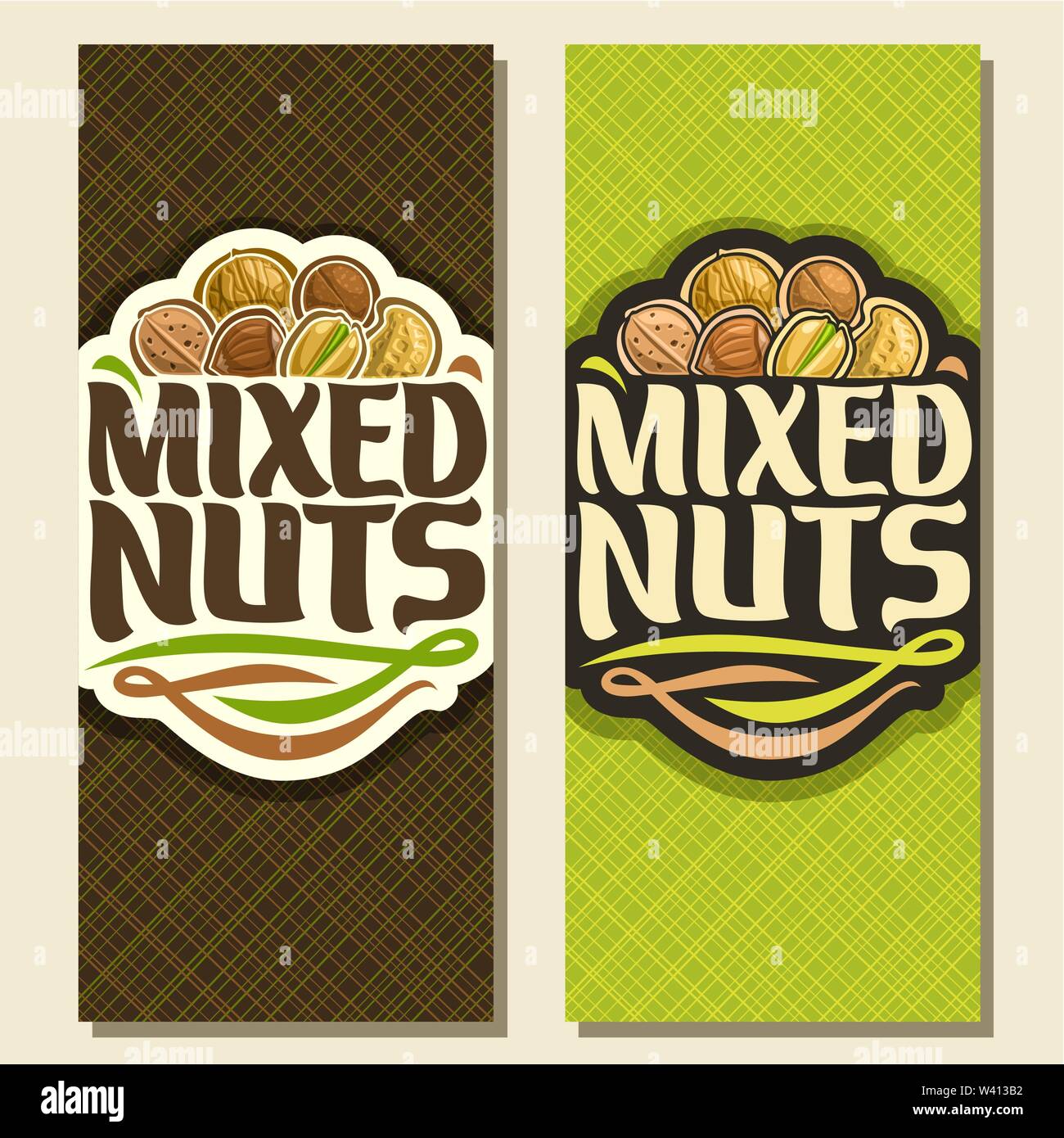 Vector banner for Nuts Stock Vector Image & Art - Alamy