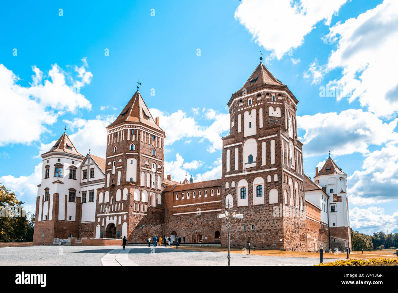 Mir castle complex in the small town Mir, Belarus Stock Photo - Alamy