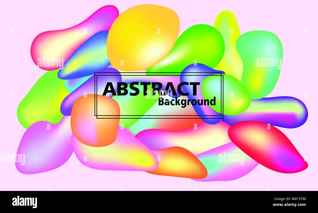 Plastic colorful shapes. Abstract background Stock Vector Image & Art ...