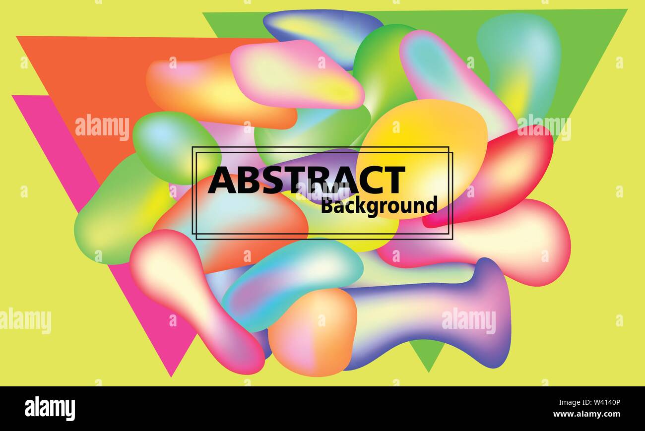 Plastic colorful shapes. Abstract background Stock Vector Image & Art ...