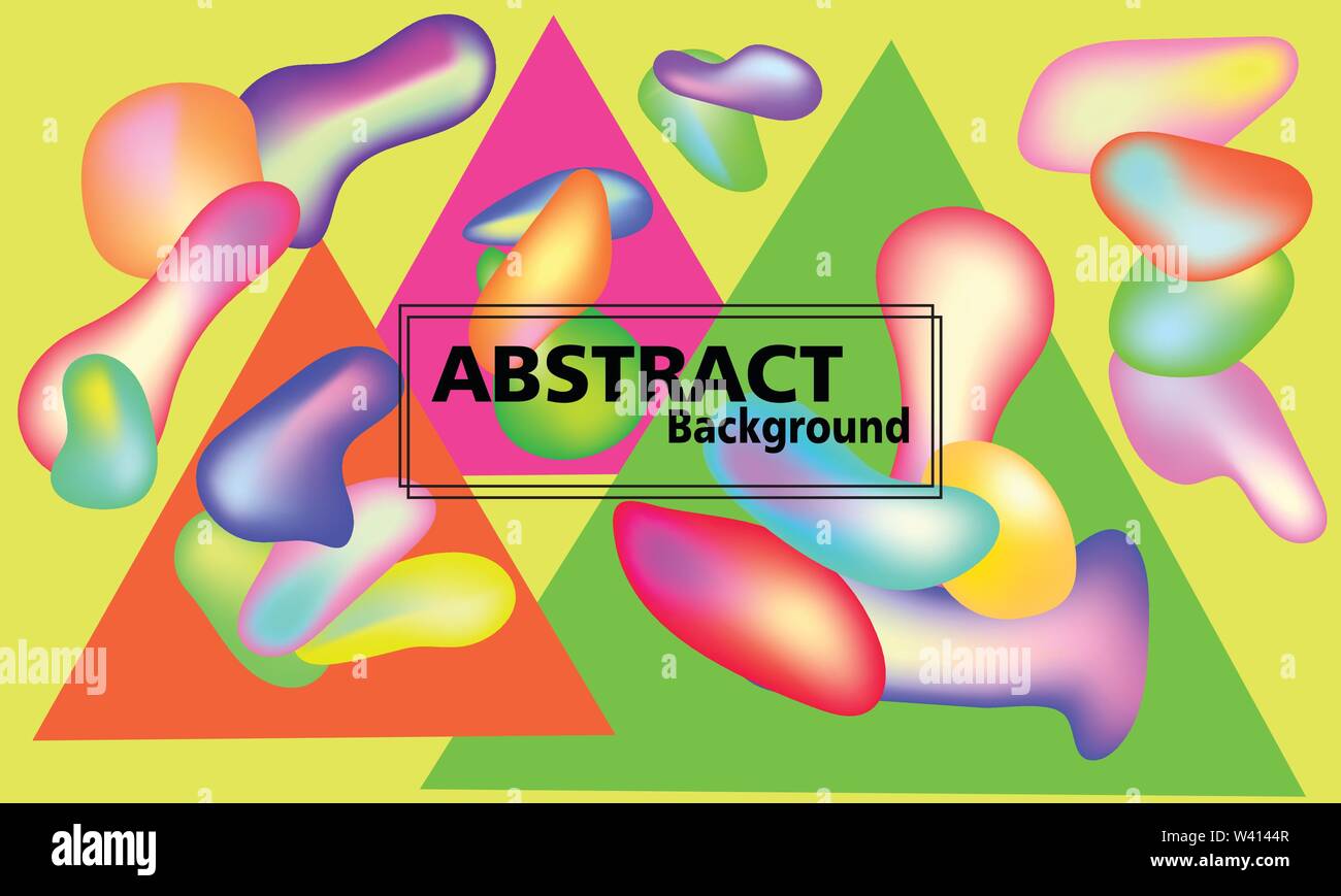 Plastic colorful shapes. Abstract background Stock Vector Image & Art ...