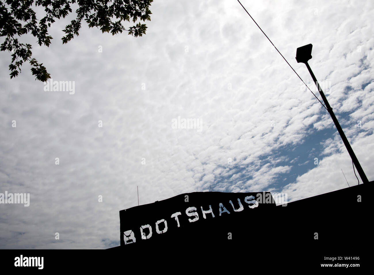 Cologne, Germany. 05th July, 2019. View of the club "Bootshaus ...