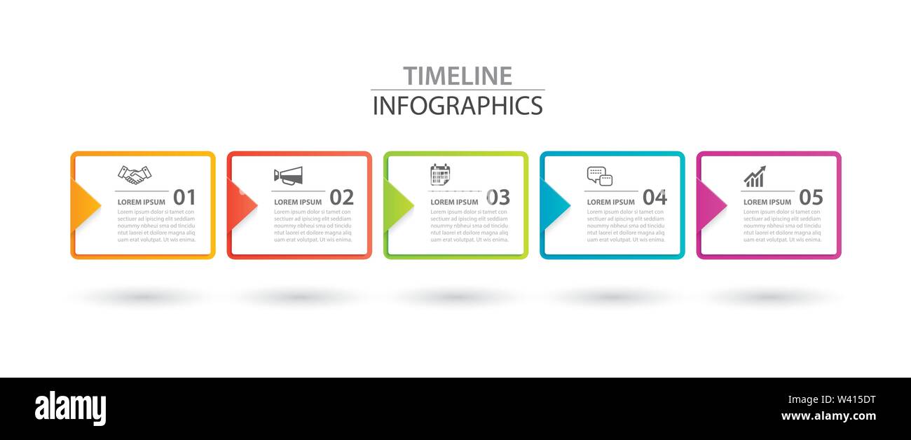 5 infographics hi-res stock photography and images - Alamy